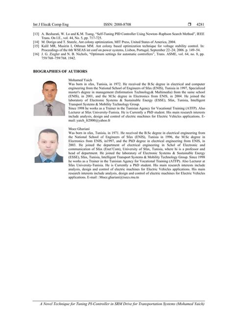 A Novel Technique For Tuning Pi Controller In Switched Reluctance Motor Drive For Transportation