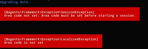 Area Code Not Set When Model Is Used While Using Upgrade Data Script