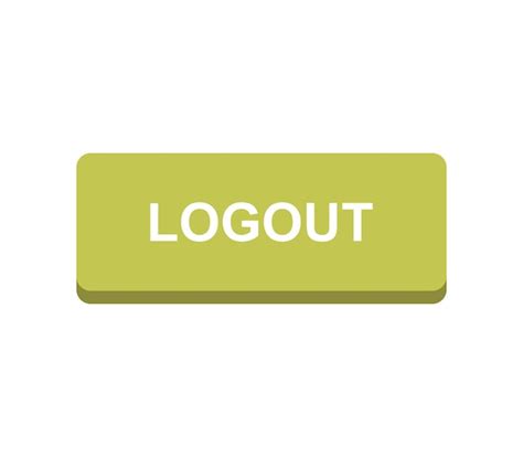 Premium Vector Logout Sign