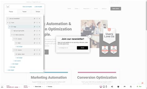 Create A Popup Survey Symplify New Conversion