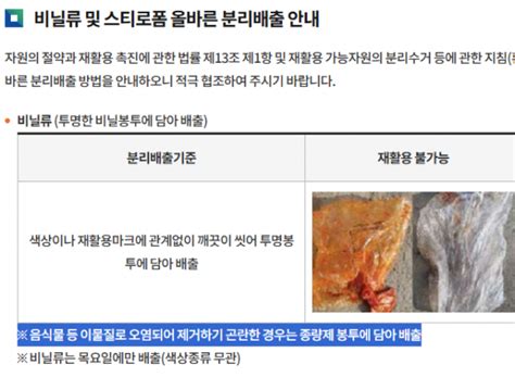 고무장갑 쓰레기봉투에 버렸는데 벌금 10만원 냈습니다”