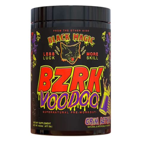 Black Magic Bzrk Pre Workout Voodoo Grim Aether 25 Servings