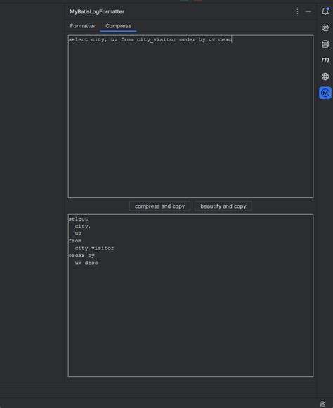 MyBatisLogFormatter IntelliJ IDEs Plugin Marketplace