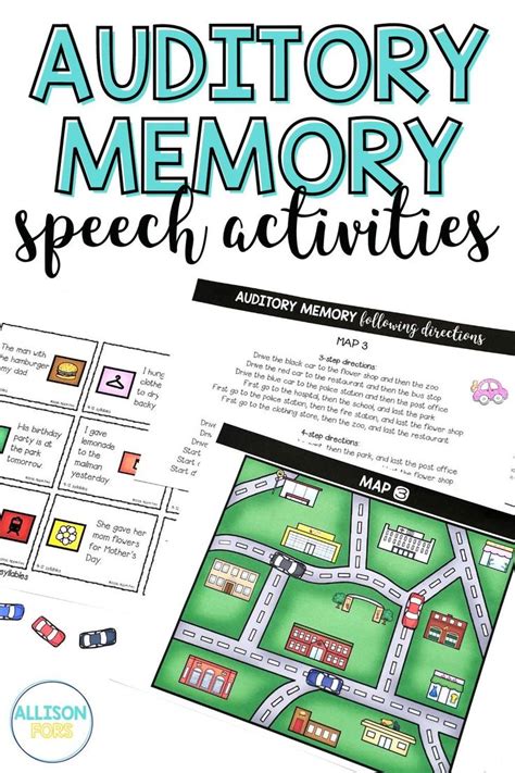 Auditory Memory And Processing In Speech Therapy Speech Therapy