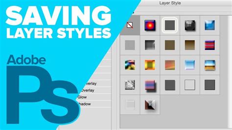 How To Save Layer Styles In Photoshop Photoshop Layer Style Photoshop Tutorial