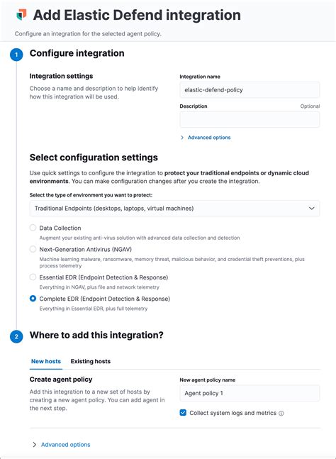 Install And Configure The Elastic Defend Integration Elastic Security Solution Elastic