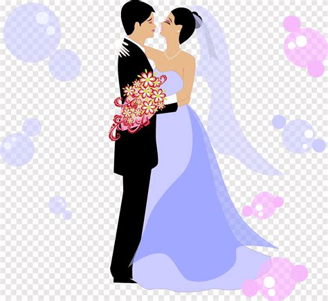 신랑과 신부 청첩장 신랑 결혼식 사랑 결혼 기념일 Png Pngegg