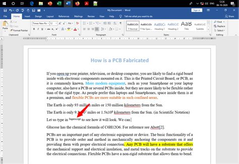 how to do superscript and subscript in ms word officebeginner