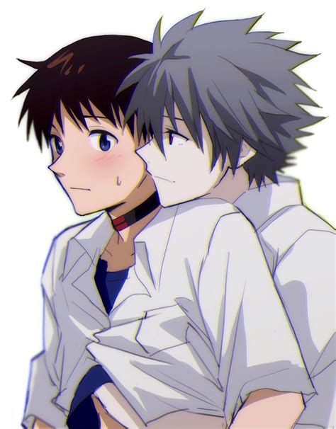 Kaworu Nagisa Shinji Ikari