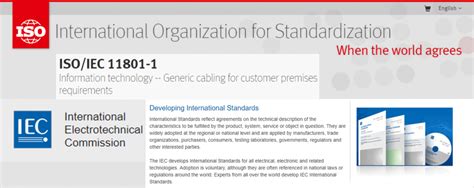 ISO IEC Standards For Generic Cabling OTT Resources