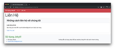 Sử dụng Jekyll để tạo Website Blog và host miễn phí với GitHub Pages