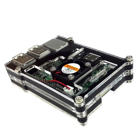 Raspberry Pi 3 Acrylic Case With Fan From Eleduino88 On Tindie