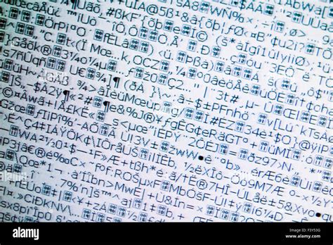 Ascii Code Hi Res Stock Photography And Images Alamy