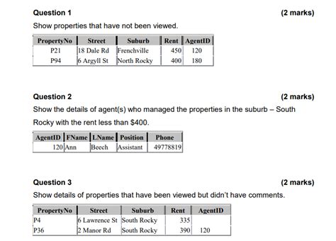 Solved Questions And In This Part Relate To The ER Model Chegg