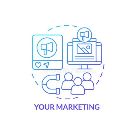 Marketing Your Products Concept Icon Stock Vector Illustration Of Improve Abstract 254836195