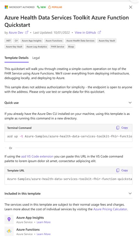 Awesome Azd Create Detailed Template Panel View Issue Azure
