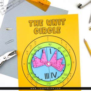 Fresh Ideas To Teach The Unit Circle In Trigonometry Rise And Sine