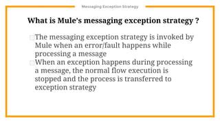 Mule Error Handling PPT