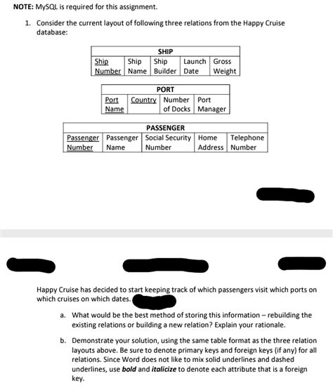Solved NOTE MySQL Is Required For This Assignment 1 Chegg Com