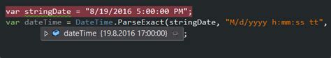 C Why Doesn T DateTime ParseExact Work For This Example Outside Of