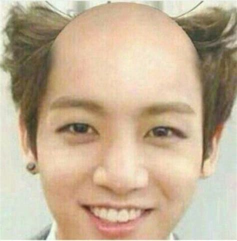 Bald Jungkook Caras Feas Bts Memes Caras Memes
