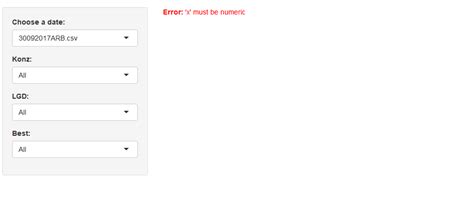 R Multiple Drop Down Bottoms In Shiny As Filters For The Data Stack Overflow