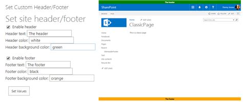 Custom Modern Page Header And Footer Using SharePoint Framework
