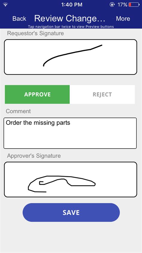 Construction Change Order App