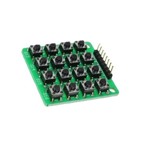 4×4 Matrix 16 Keypad Keyboard Module 16 Button Mcu Darkoct02