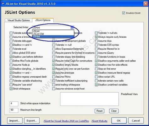 Installing And Using Jslint For Visual Studio My Tec Bits
