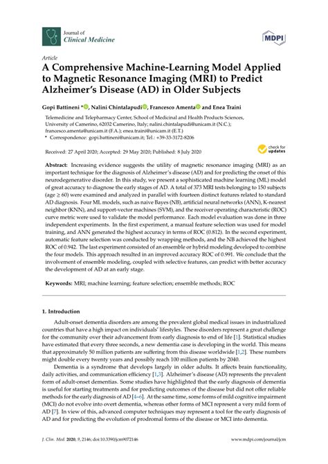 Pdf A Comprehensive Machine Learning Model Applied To Magnetic