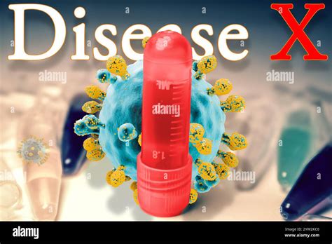 Disease X Outbreak Disease X Virus Casing Flu Like Symptoms Pathogen