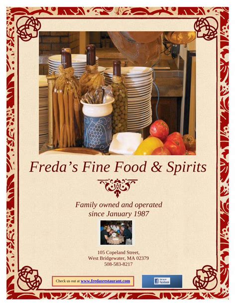 Pdf Fredas Menu Complete Dokumen Tips