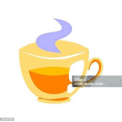 뜨거운 음료 아이콘 흰색 절연입니다 벡터 일러스트 레이 션 감기와 독감에 대한 스톡 벡터 아트 및 기타 이미지 감기와 독감 건강관리와 의술 다중 색상 Istock