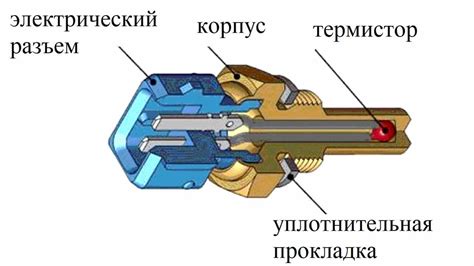 Схема подключения датчика температуры охлаждающей жидкости