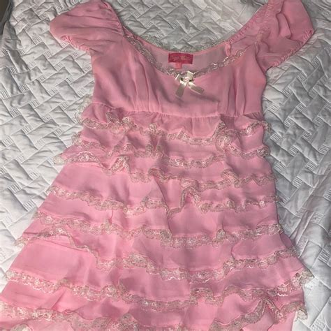 Pink Ruffles Frilly Princess Sugar Thrillz Dress Depop
