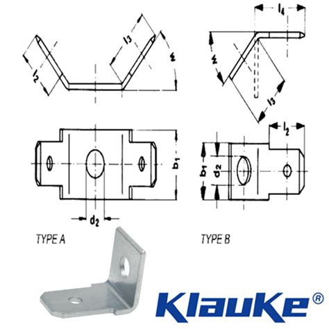Klauke Non Insulated Angled Tabs2105 Klauke Un Insulated 90 Angled Tab