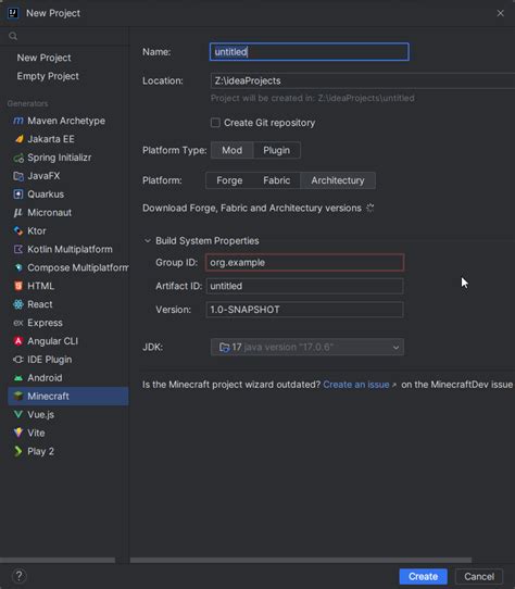 Cannot Fetch Architectury Or Fabric Versions Issue Minecraft Dev Minecraftdev Github