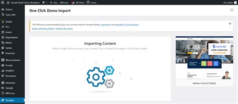 Tutorial Install Theme Edubin Tutorial Wordpress
