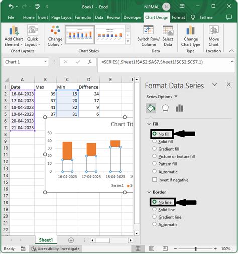 How To Create A Floating Column Chart In Excel How To Create A Floating Column Chart In Excel