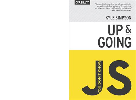 you don t know js “when you strive to comprehend your code you