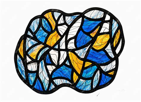 Premium Photo A Vivid Artwork Resembling Neural Pathways With Intertwining Blue And Yellow