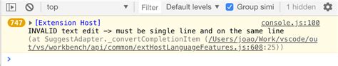 [css] many repeated console log messages after small edit · issue