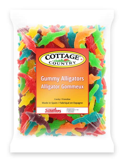 Gummy Alligators 1 Kg Cottage Country Candies