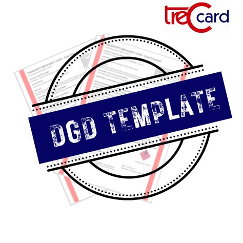Dangerous Goods Declaration Template Trek Card Pty Ltd