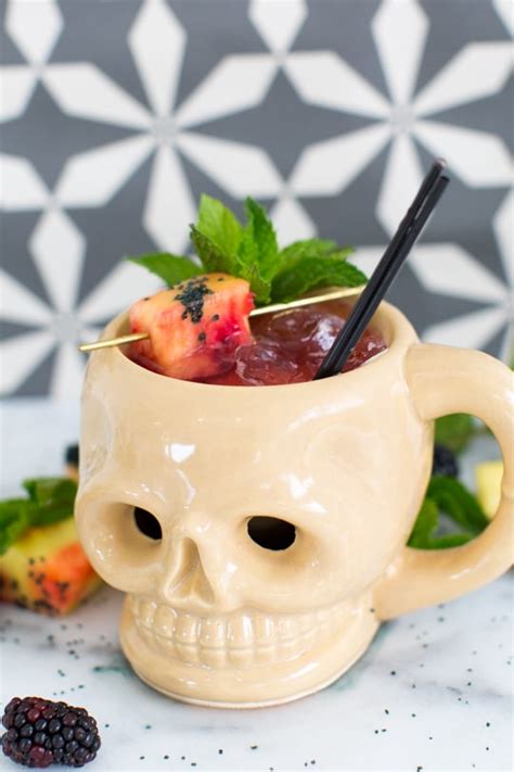 Shrunken Skull Cocktail Halloween Party Recipes Popsugar Food Photo 15