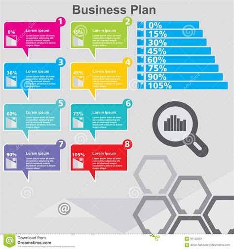 Infographic Design Template Can Be Used For Workflow Layout Diagram