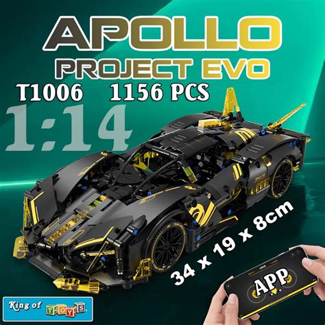 Đồ Chơi Lắp Ráp Kiểu Lego Mô Hình Apollo Project Evo Điều Khiển Từ Xa