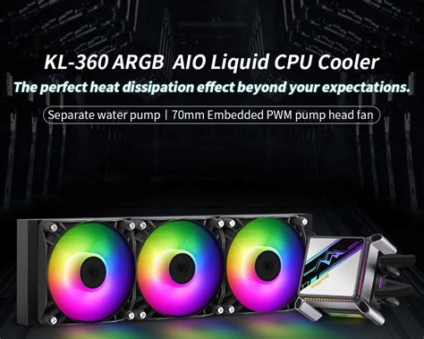 Segotep 🆒kl 360🆒 White 360mm Argb Aio Cpu Liquid Cooler Tdp 320w Lga 1700 And Am5 Ready Jawa