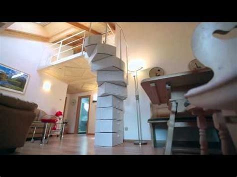 B Piu S R L Presenta Eclettica Il Nuovo Concetto Di Scala A Chiocciola Richiudibile Youtube